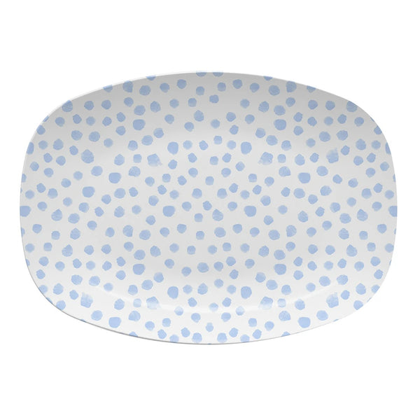 Light Blue Dotty Platter – Nell