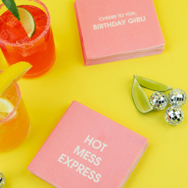 Hot Mess Express Cocktail Napkins – Nell