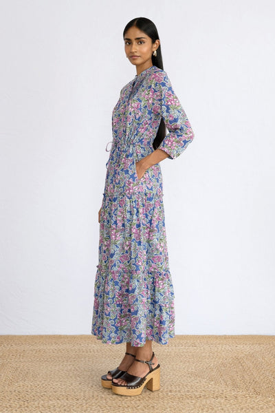 Bazaar Dress - Arcadia Dazzling Blue – Nell