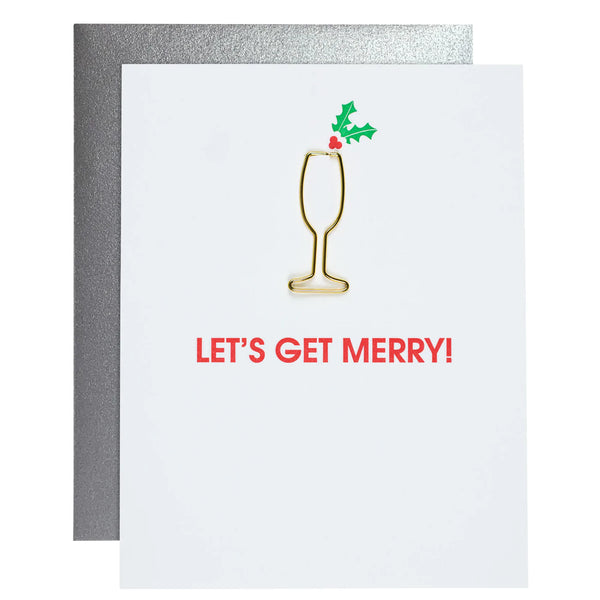 Let's Get Merry Paper Clip Card – Nell